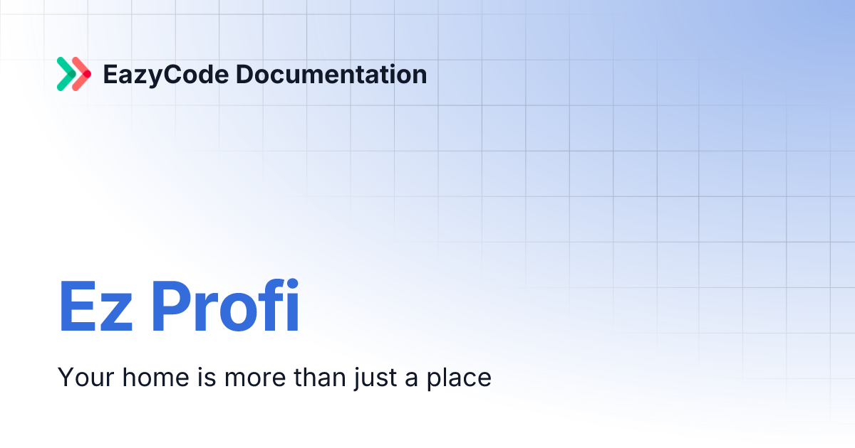 Ez Profi | EazyCode Documentation